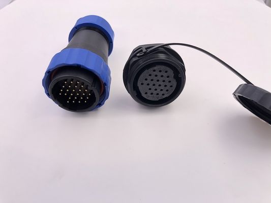 IP68 Circular Waterproof Connector M20 Circular 5 Cores Female And Male ...